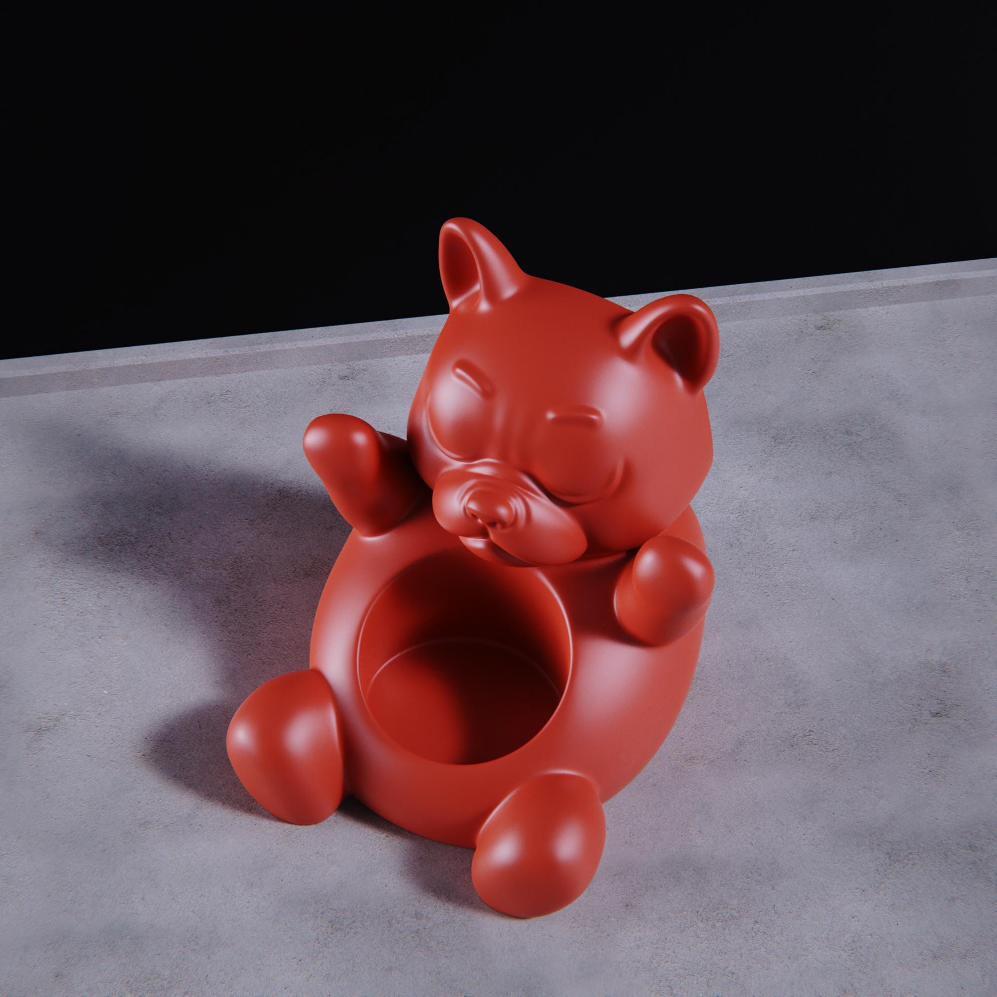 Cute Dog Planter - STL File for 3D Printing, Adorable Dog-shaped Flower ...