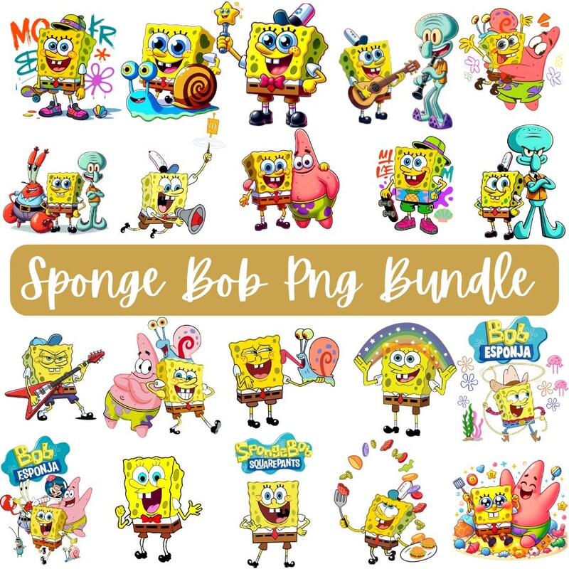 Kids Sponge Bob Tshirt - Etsy