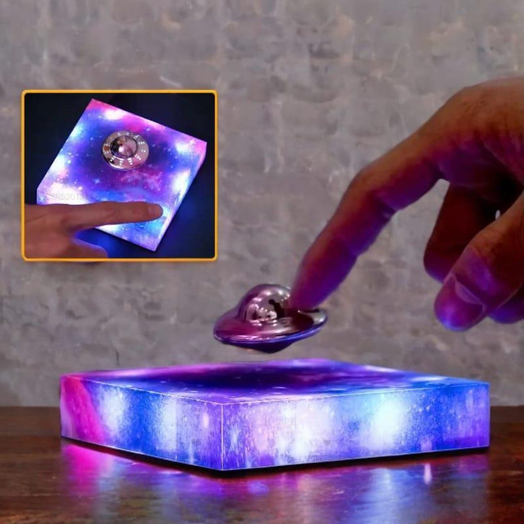 Maglev UFO Starry Sky Lamp High-tech Floating Light, Creative Home ...