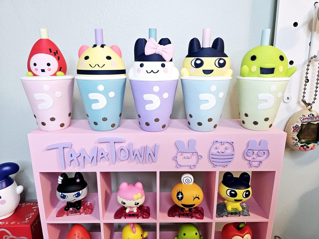 Tamagotchi Boba Tea Figures - Etsy