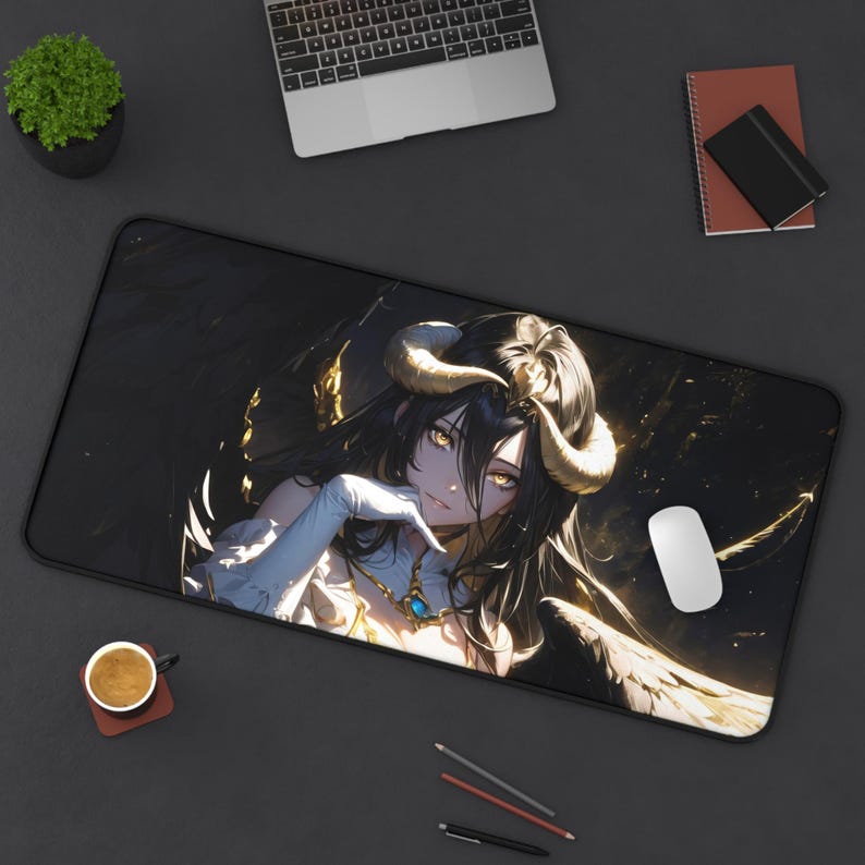 Overlord Anime Albedo Gothic Fantasy Desk Mat Mouse Pad - Etsy