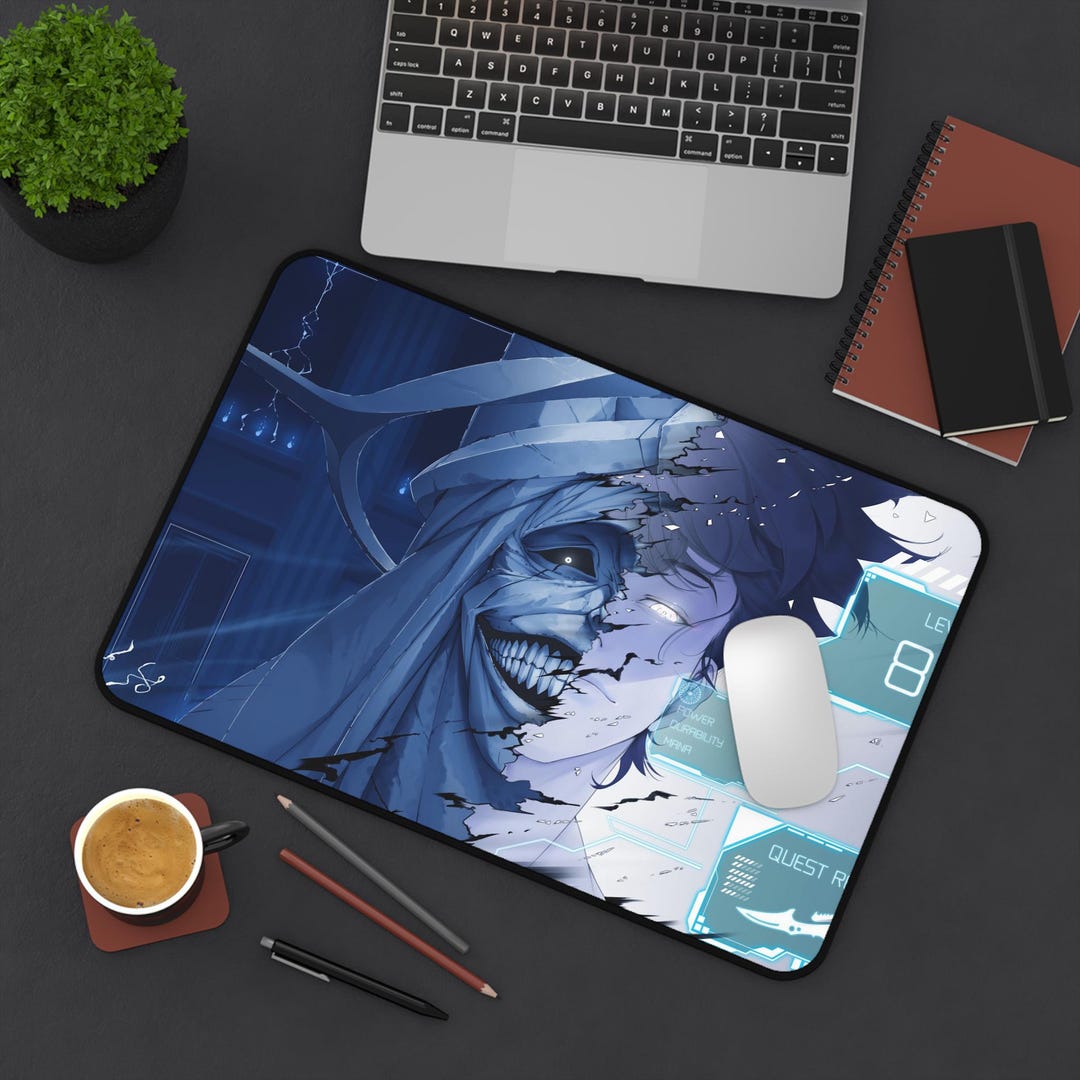 Solo Leveling Desk Mat, Mouse Mat - Etsy