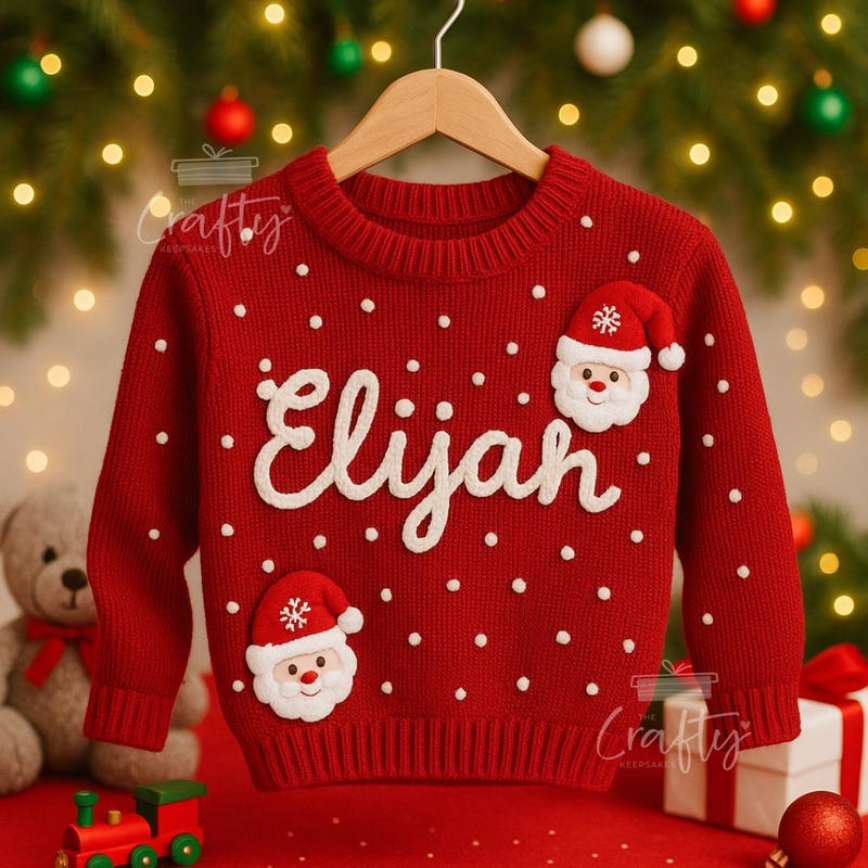 Personalised Christmas Jumper - Etsy UK