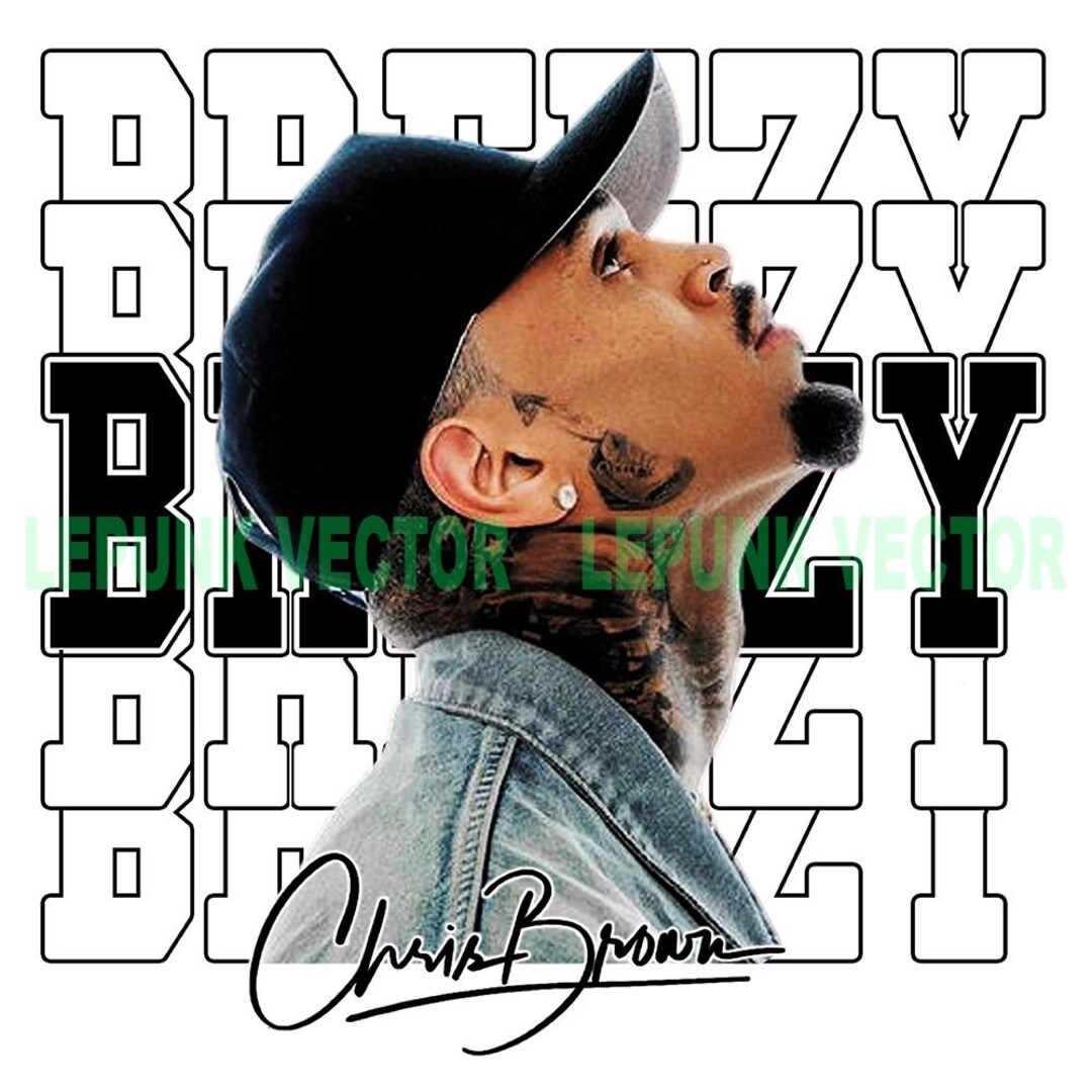 T-shirt Breezy Bowl XX PNG : Fan Art de Chris Brown (téléchargement ...