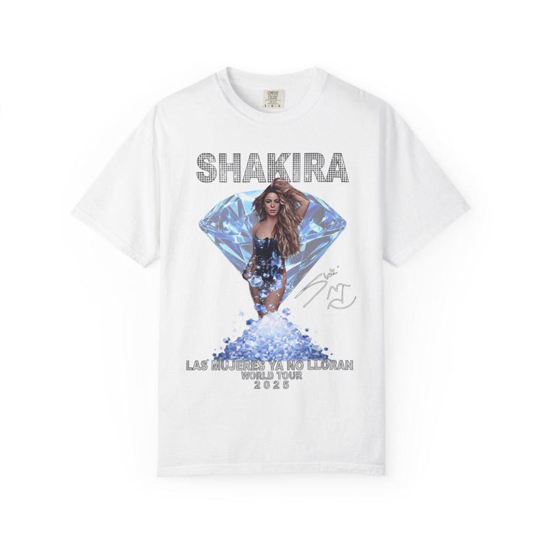 Shakira World Tour 2025 T-shirt Design PNG (digital Download, 300 DPI ...