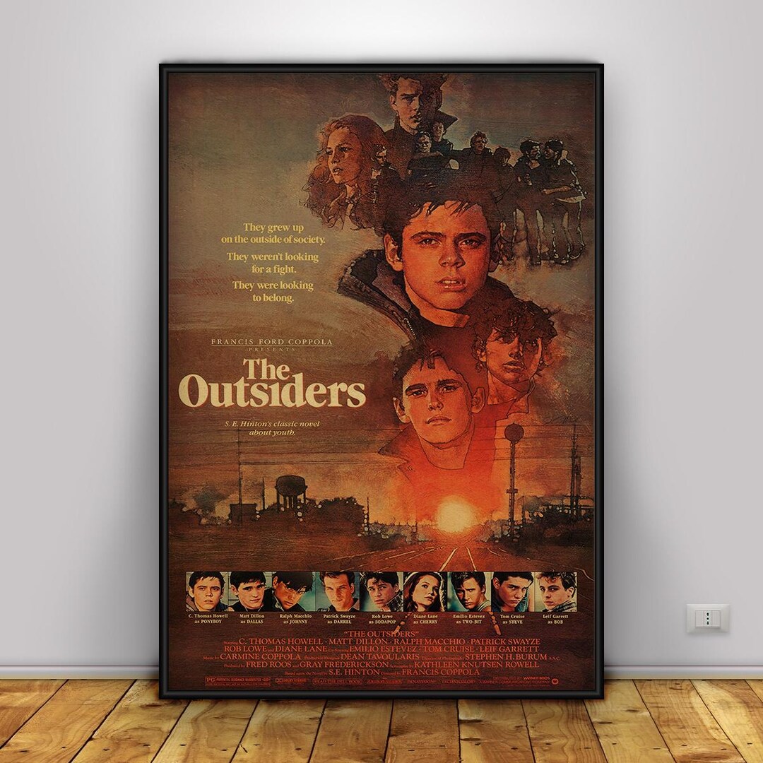The Outsiders Poster | Thomas Howell Wall Art | Home Decor | Kraft ...