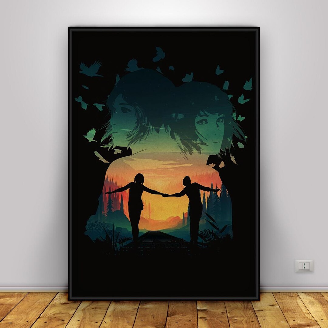 Life is Strange Poster | Chloe and Max Wall Art | Home Decor | Kraft ...