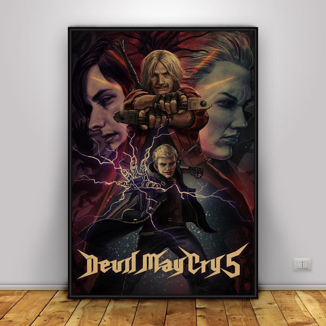 DMC Devil May Cry Poster | Dante Wall Art | Home Decor | Matte Paper ...