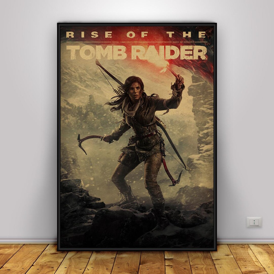 Tomb Raider Poster | Lara Croft Wall Art | Home Decor | Matte Paper ...