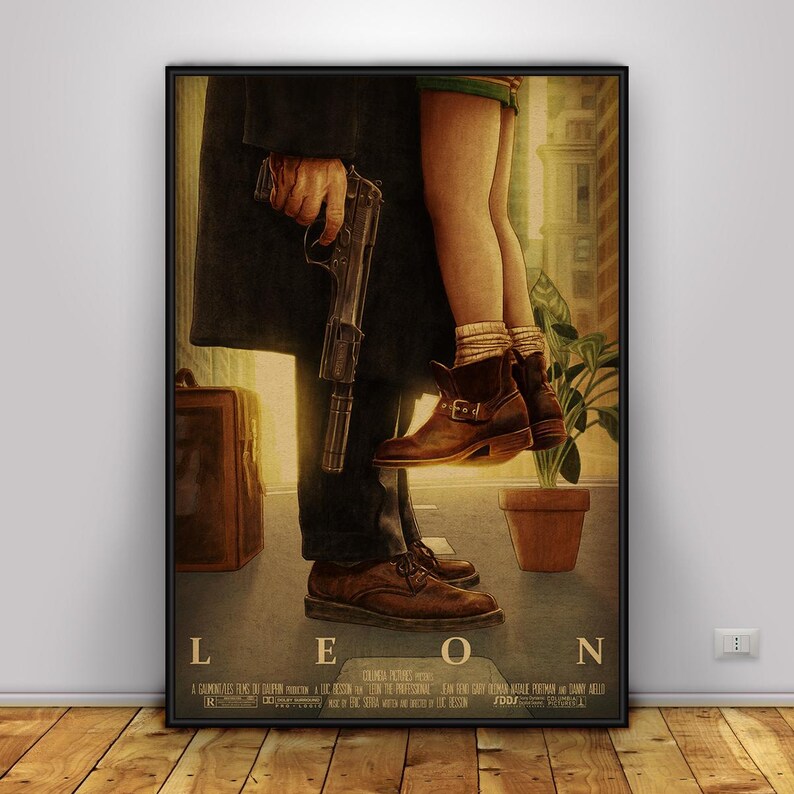 Leon: the Professional Poster | Mathilda Wall Art | Home Decor | Kraft ...
