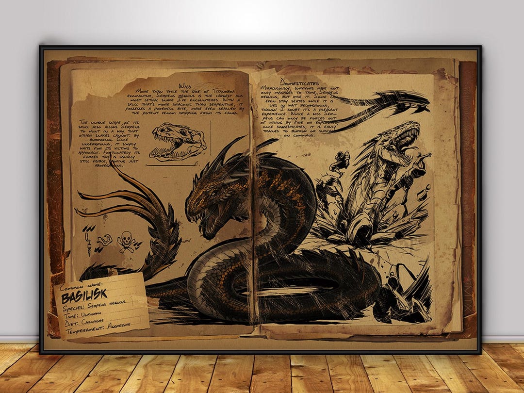 Ark: Survival Evolved Poster | Ark Creatures Wall Art | Home Decor ...