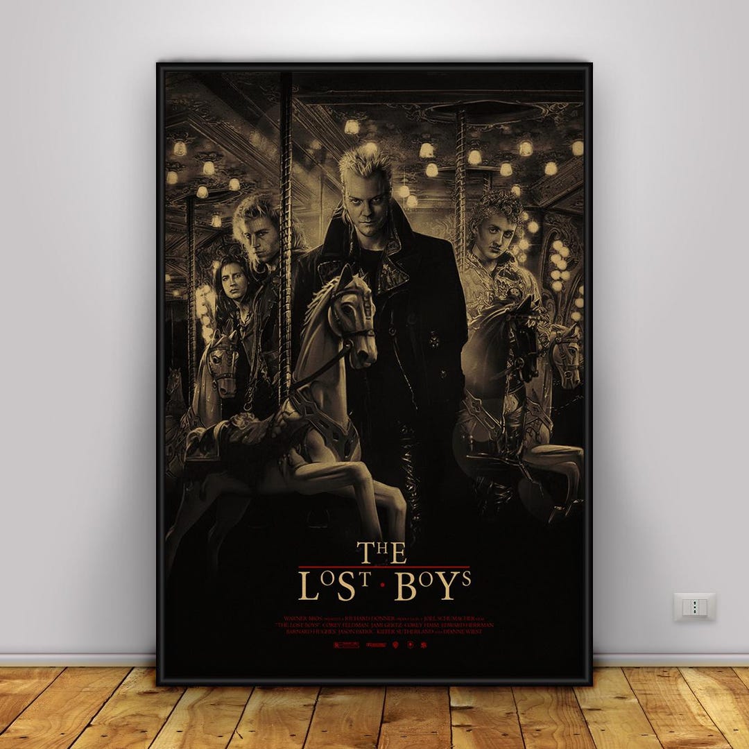 The Lost Boys Poster | Corey Haim Wall Art | Home Decor | Kraft Paper ...