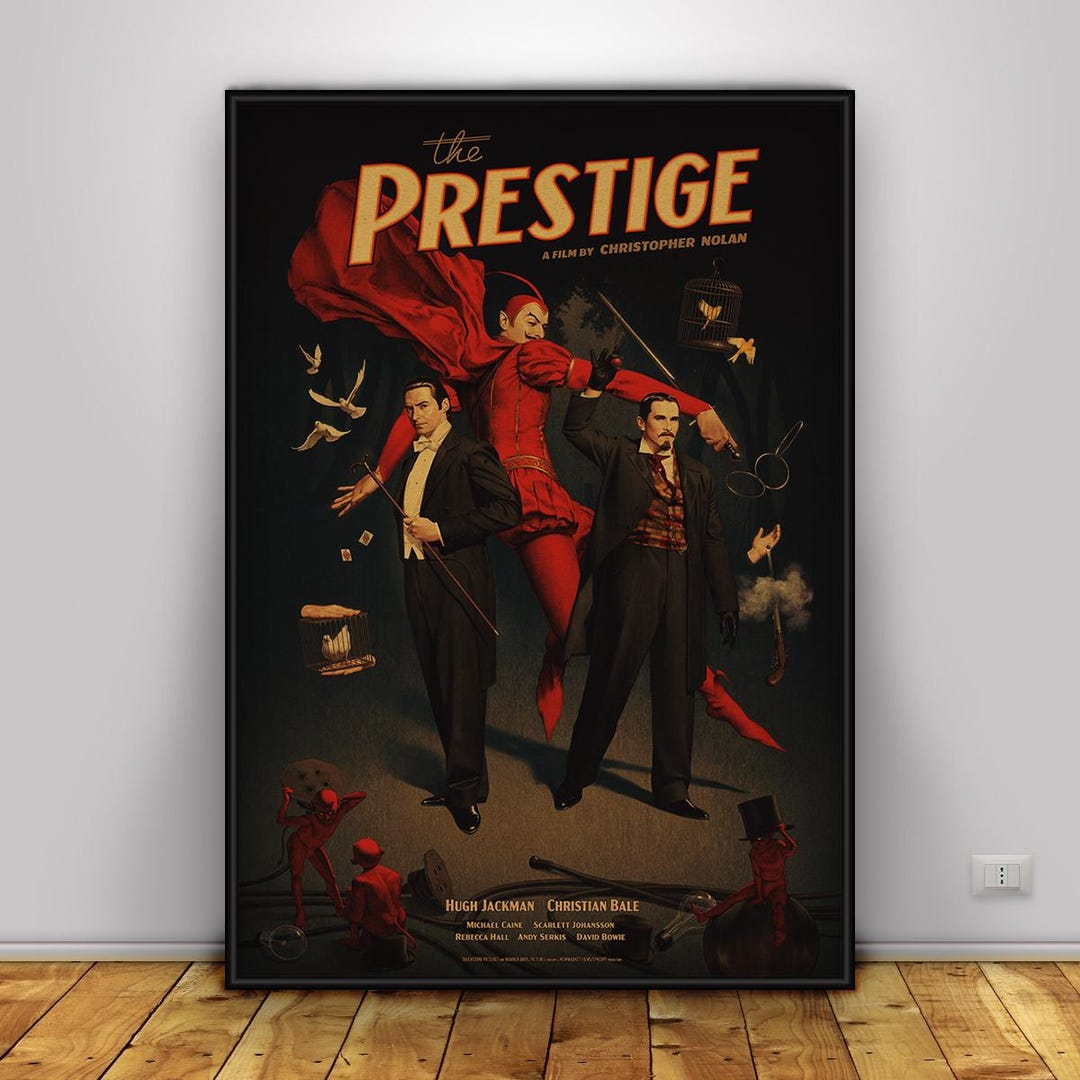 The Prestige Poster | Alfred Borden Wall Art | Home Decor | Kraft Paper ...