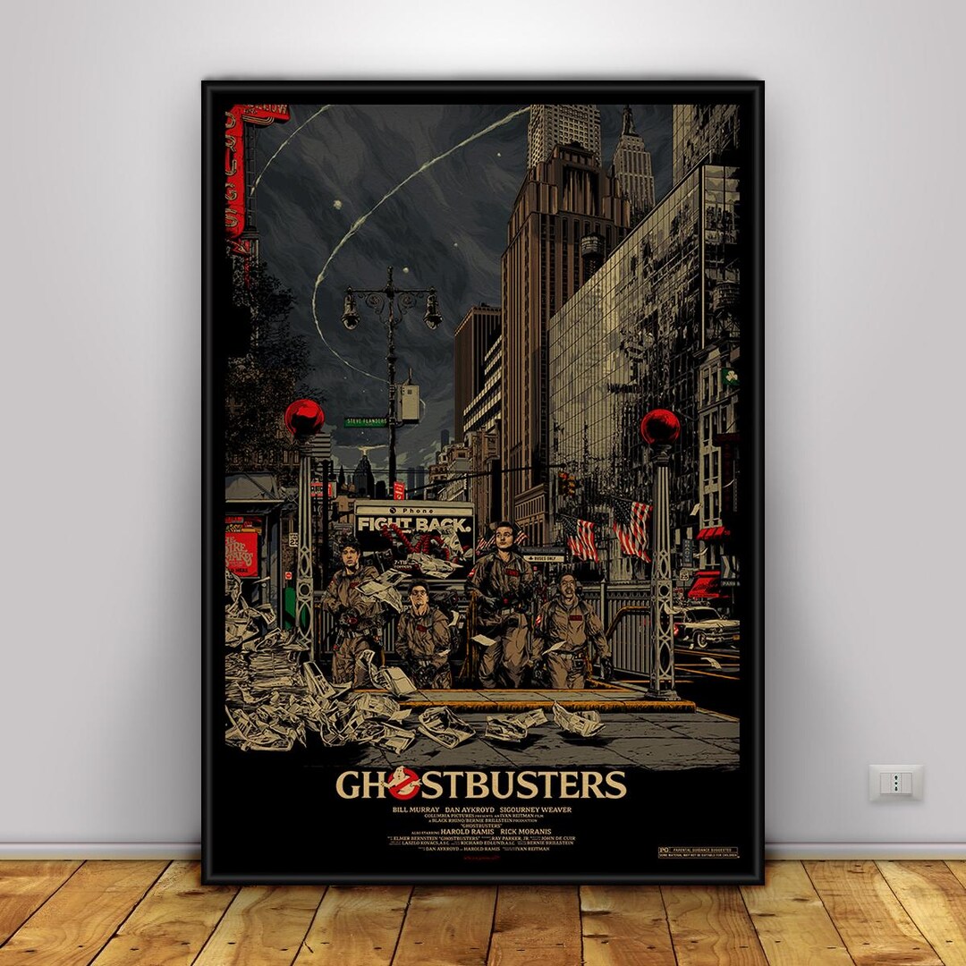 Ghostbusters Poster | Peter Venkman Wall Art | Home Decor | Kraft Paper ...