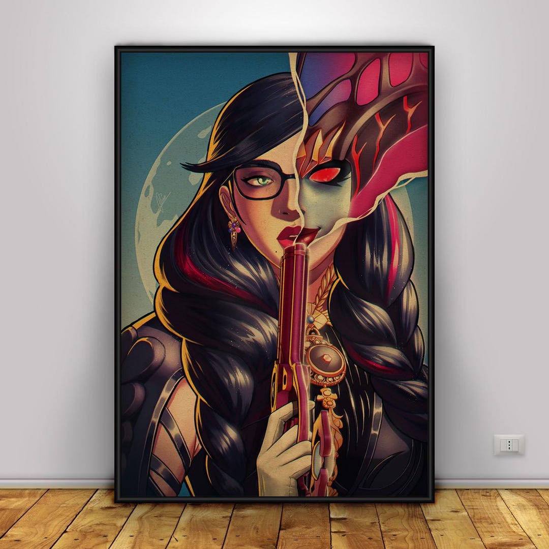 Bayonetta Poster | Cereza Wall Art | Home Decor | Kraft Paper Print ...
