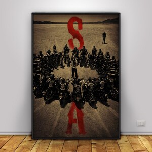 Sons of Anarchy Poster | SOA Wall Art | Home Decor | Matte Paper Print ...
