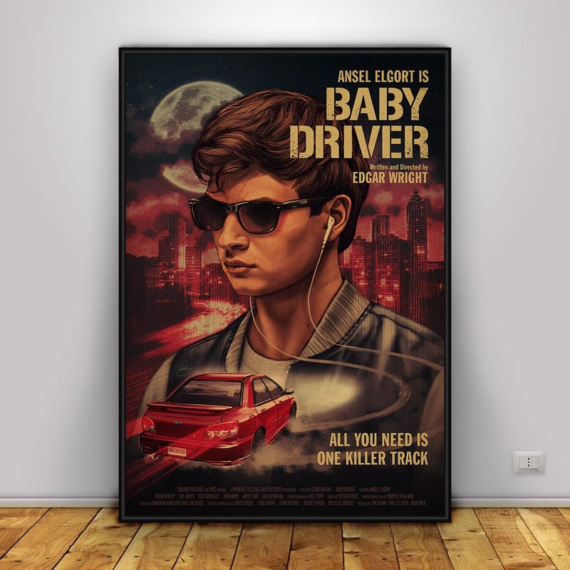 Baby Driver Poster - Etsy