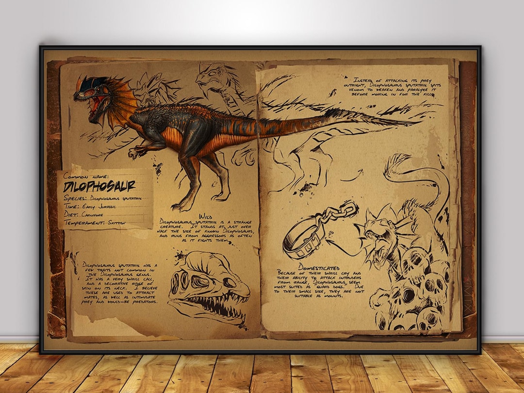 Ark: Survival Evolved Poster | Ark Creatures Wall Art | Home Decor ...