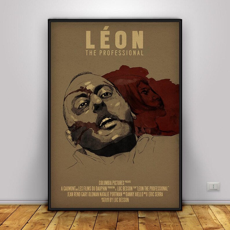 Leon: the Professional Poster | Mathilda Wall Art | Home Decor | Kraft ...