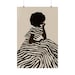 Satin Posters (300gsm) Wall Art Print, Zebra Girl Poster for Teen Girls ...