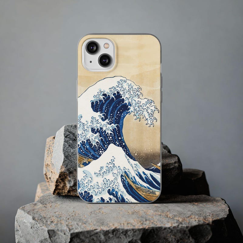 Blue Wave Phone Case - Etsy