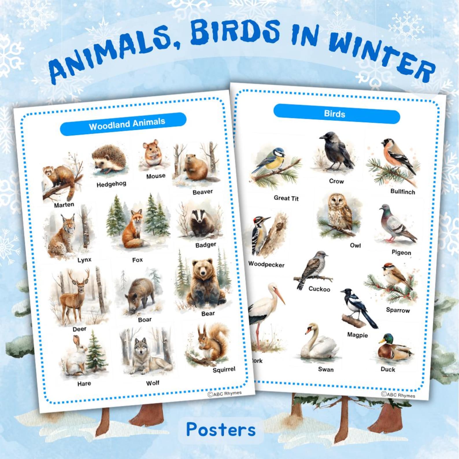 Animals and Birds in Winter: Hibernation, Migration, Adaptation ...