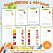 Digital Fruit Tracing Worksheets, Printable Kindergarten Berries Trace ...