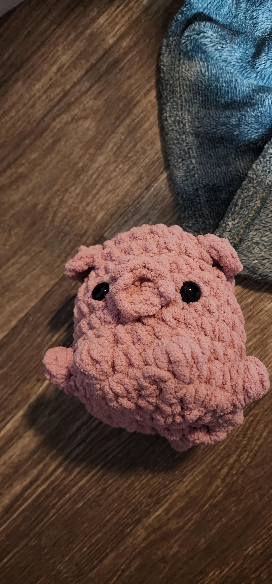 Snuffles Plush Pig Amigurumi Handmade Crochet Piggy, Cute Farm Animal ...