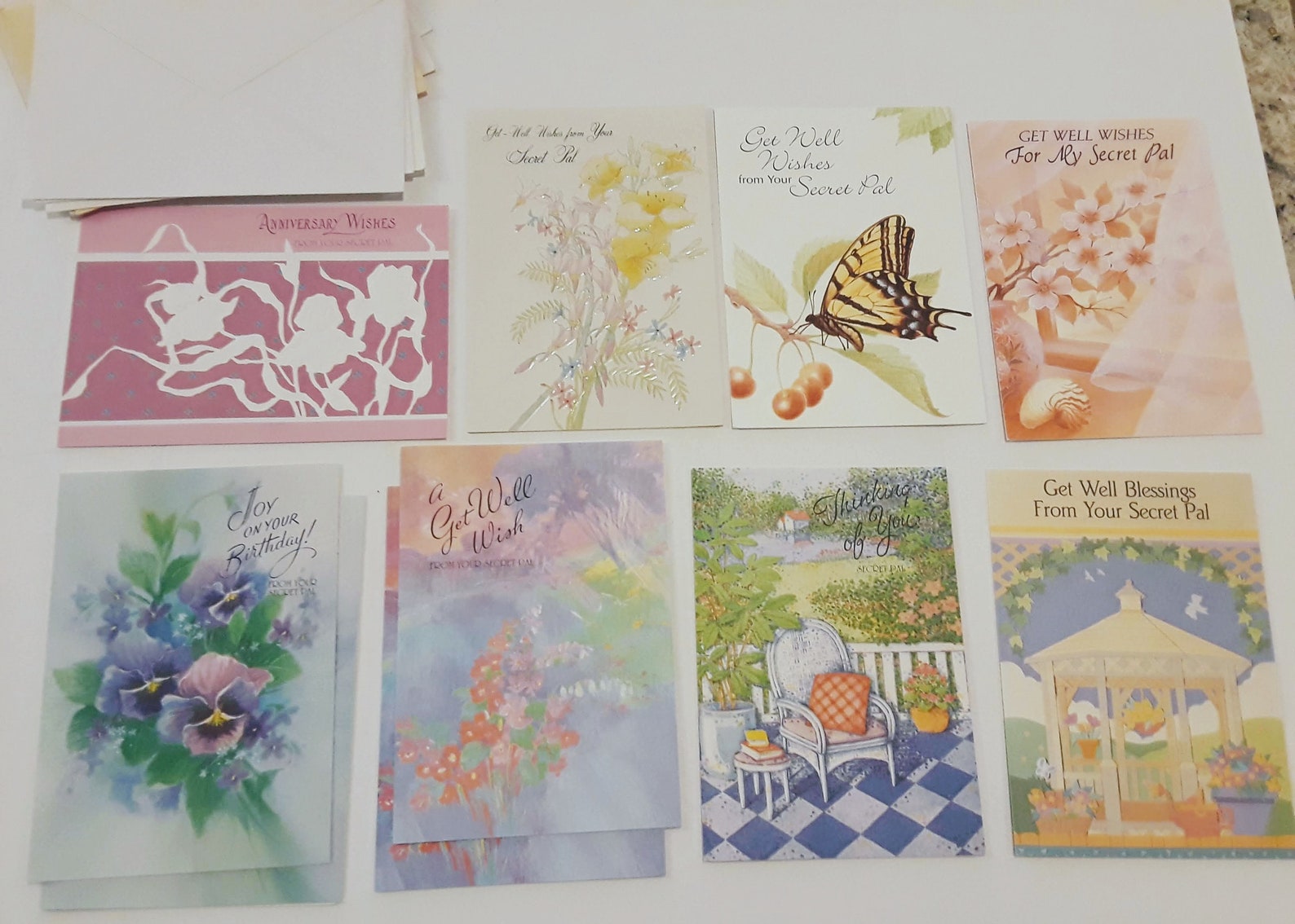 Vintage Secret Pal Greetings / Curated Collection of 28 Cards - Etsy