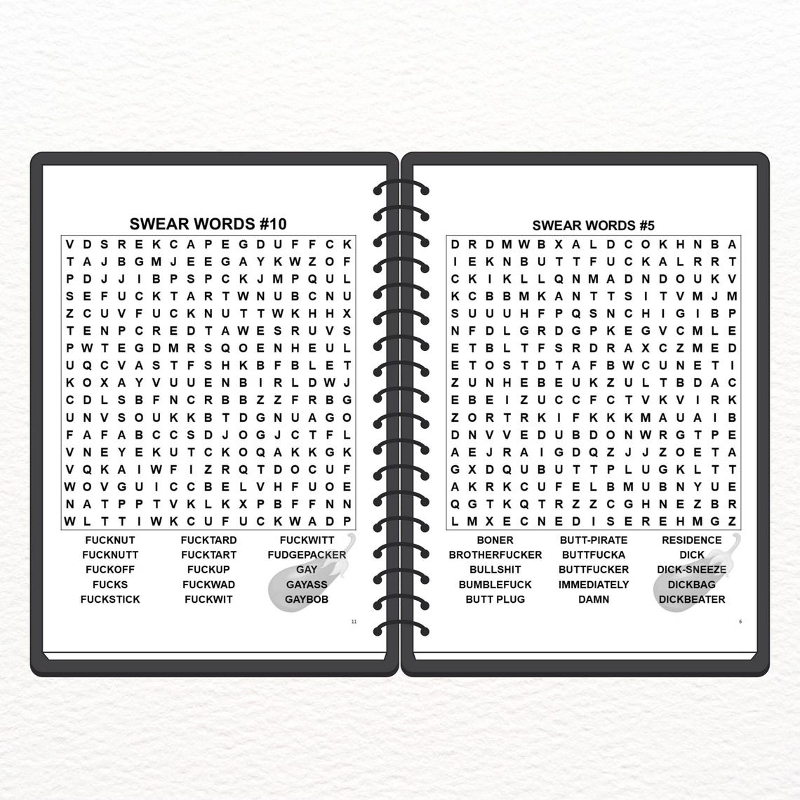 Swear Word Search Puzzle Book, Funny Adult Party Game (PDF Download) - Etsy