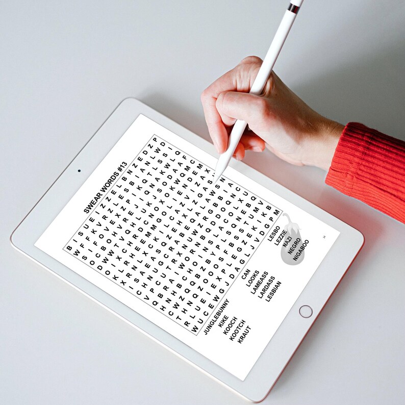 Swear Word Search Puzzle Book, Funny Adult Party Game (PDF Download) - Etsy