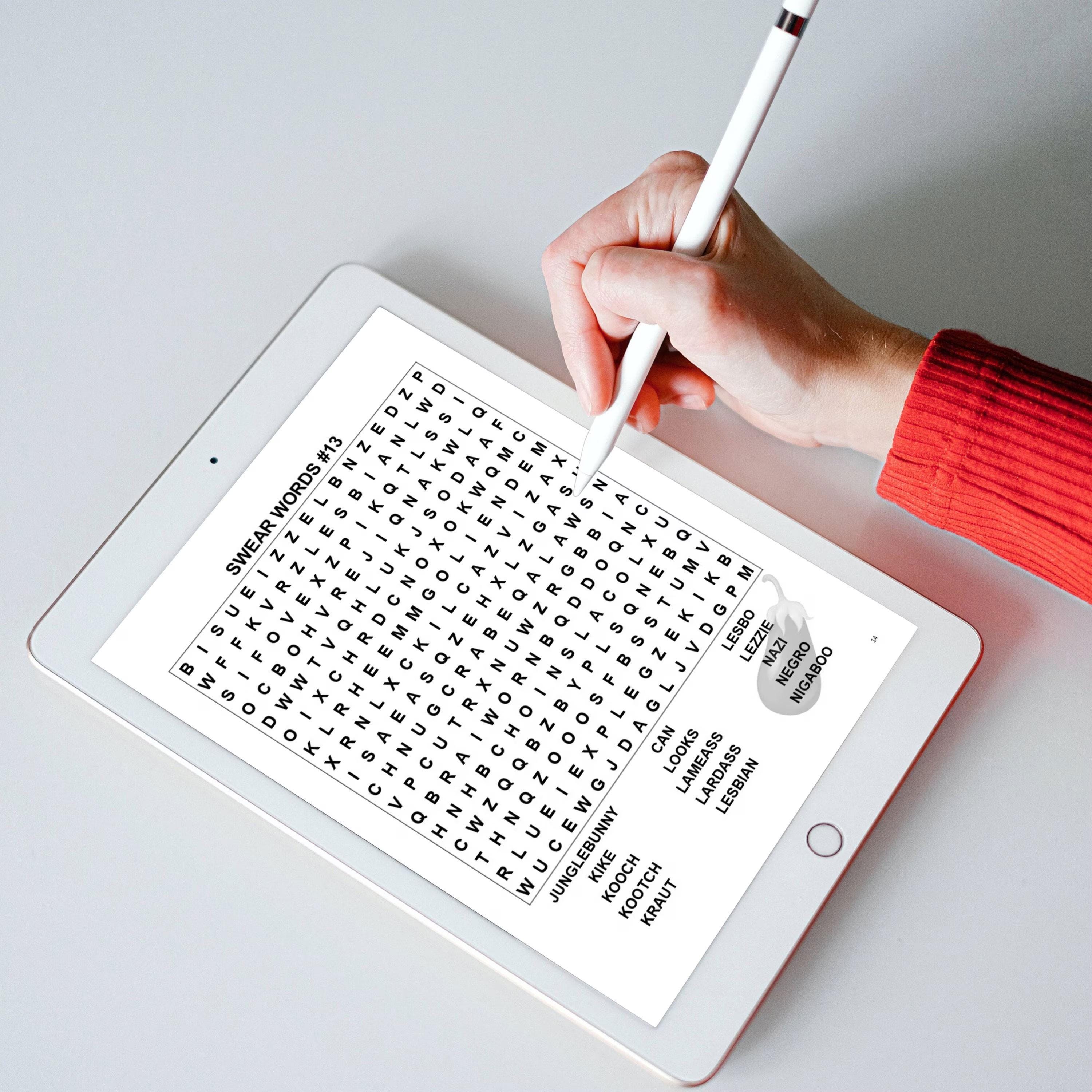 Swear Word Search Puzzle Book, Funny Adult Party Game (PDF Download) - Etsy