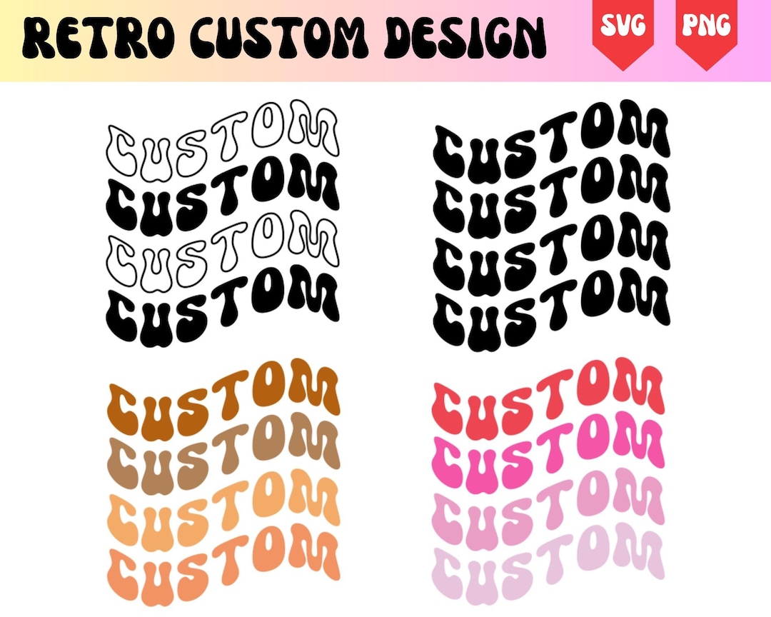 Custom Wavy Letters SVG, Wave Font Quote, Custom Wavy Stacked SVG, Wavy ...