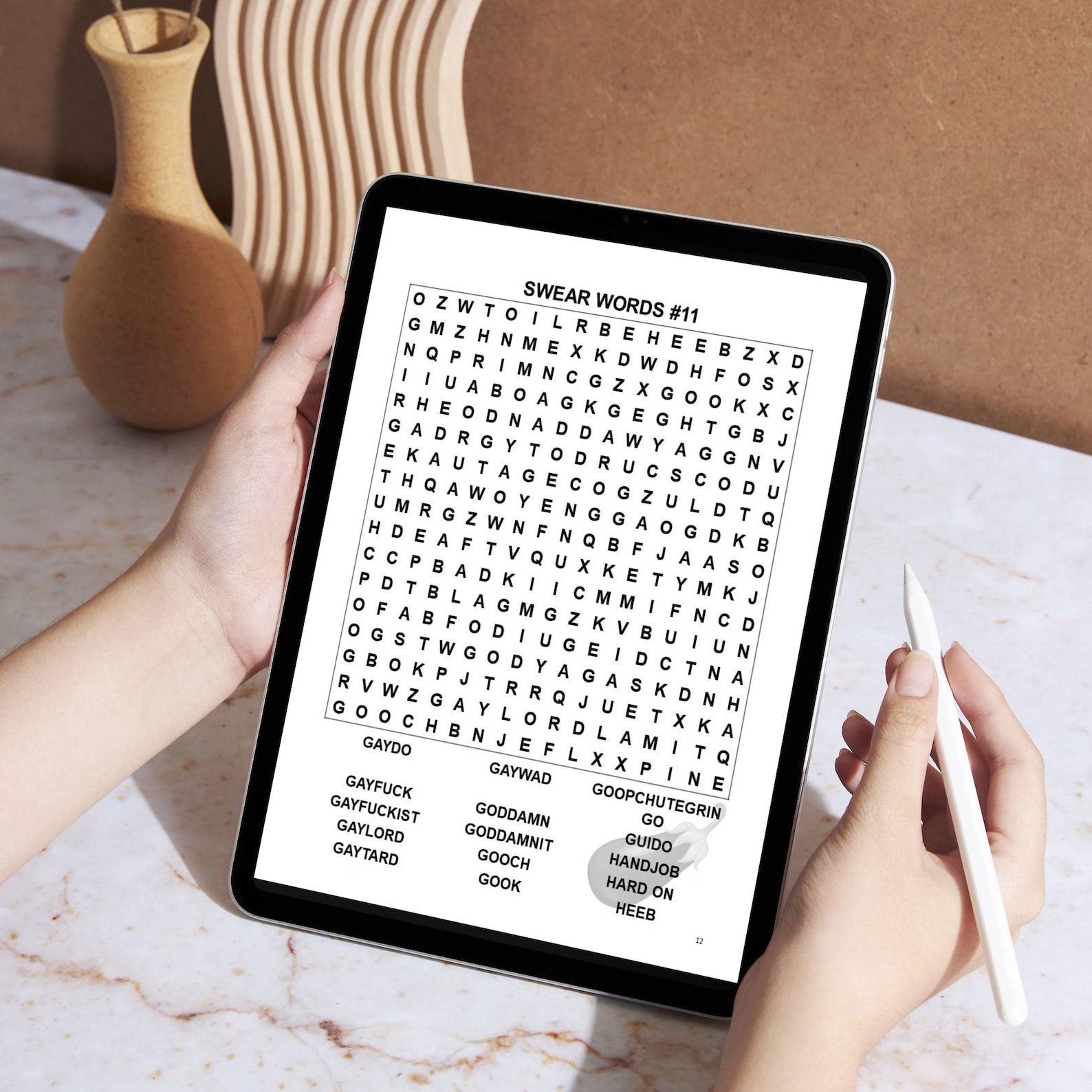 Swear Word Search Puzzle Book, Funny Adult Party Game (PDF Download) - Etsy