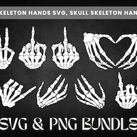 Skeleton Middle Finger - Instant Digital Download SVG, PNG, EPS, Pdf ...