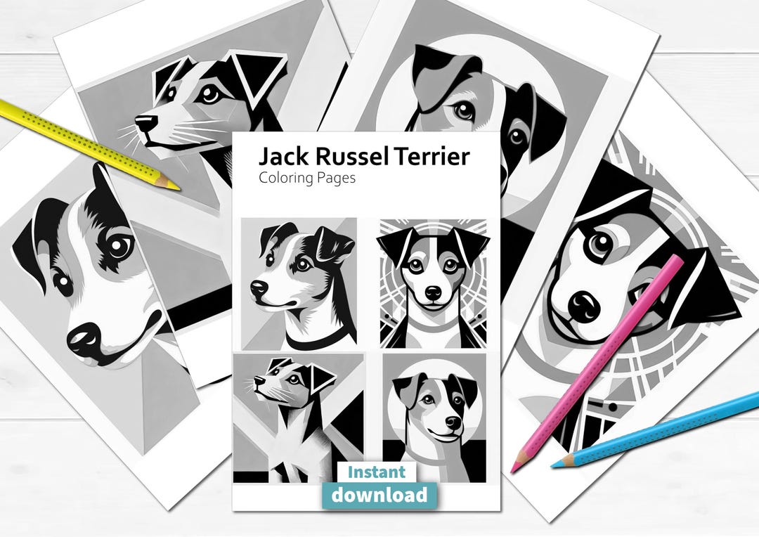 Printable Coloring Pages / Jack Russel Terrier / Dogs / Dog Breeds ...