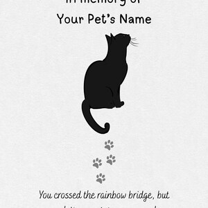Editable Pet Loss Sympathy Card - Printable Digital Download, Pet ...