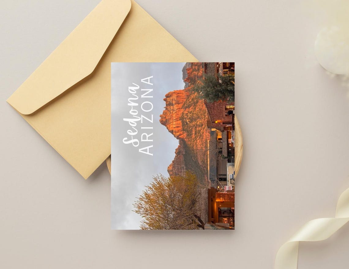 Digital Postcard | Postcard Template | Sedona Postcard | Digital ...
