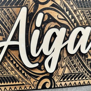 Polynesian Sign/board - Etsy