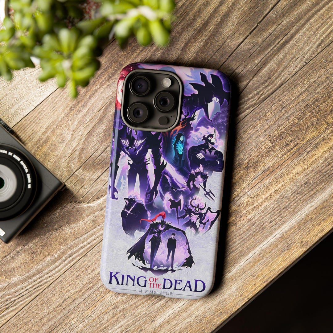 Solo Leveling King of the Dead Fantasy Anime Phone Case for iPhone ...