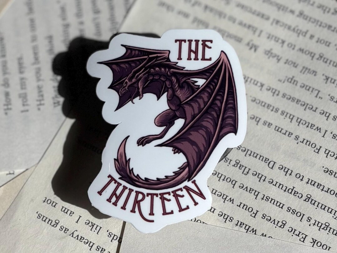 The Thirteen Dragon Wyvern Sticker | Throne of Glass Sticker for ...