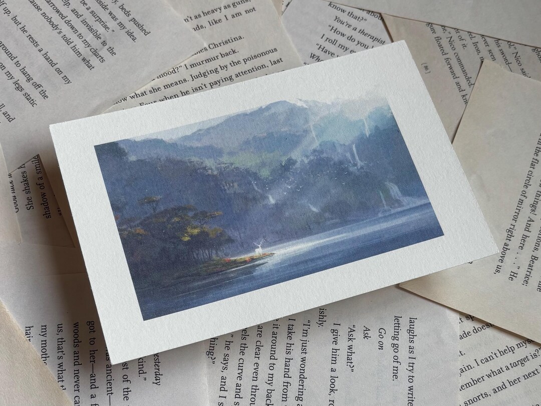 Fantasy Forest Art Print | the Lord of the North | White Stag Print ...