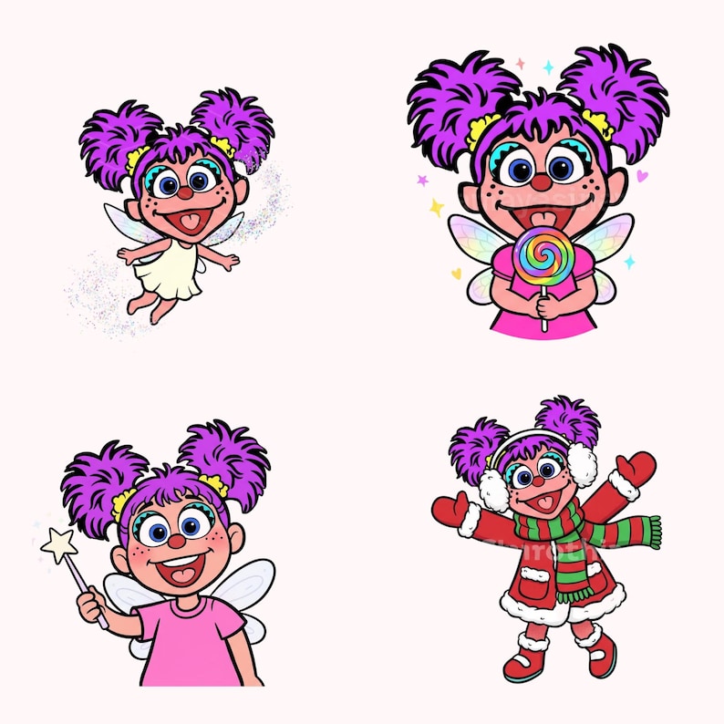 Abby Cadabby SVG, PNG Bundle - Characters Png Clipart - Layered SVG for ...