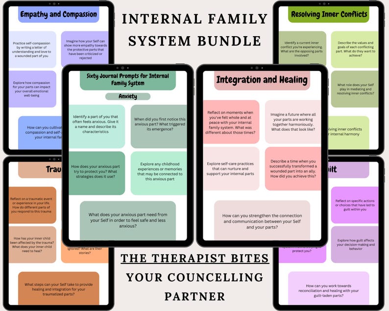 Internal Family Systems (IFS) Journal Prompts & Worksheets – IFS Part ...