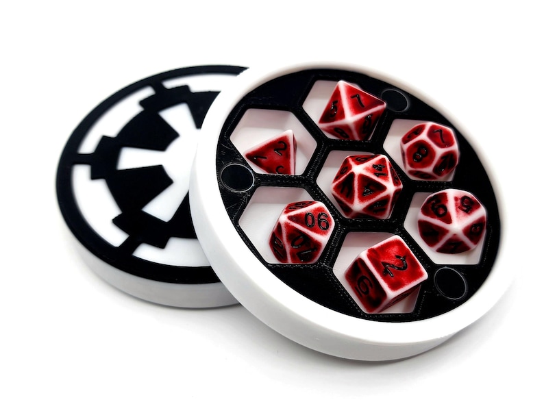 Galactic Empire Dice Box | Star Wars–inspired TTRPG Dice Storage - Etsy