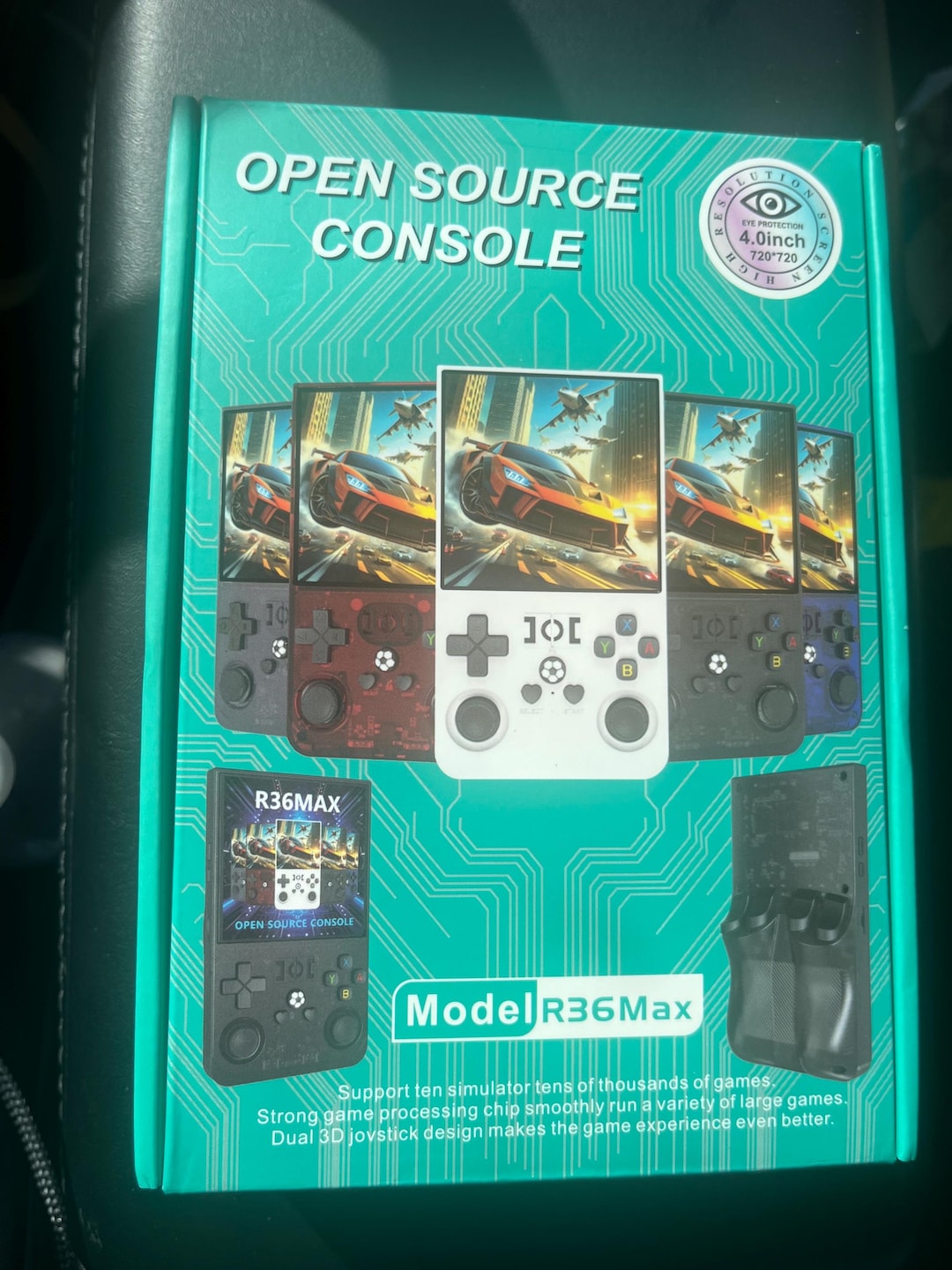 R36 MAX Compact Black Handheld Console for Gaming updated R36s - Etsy