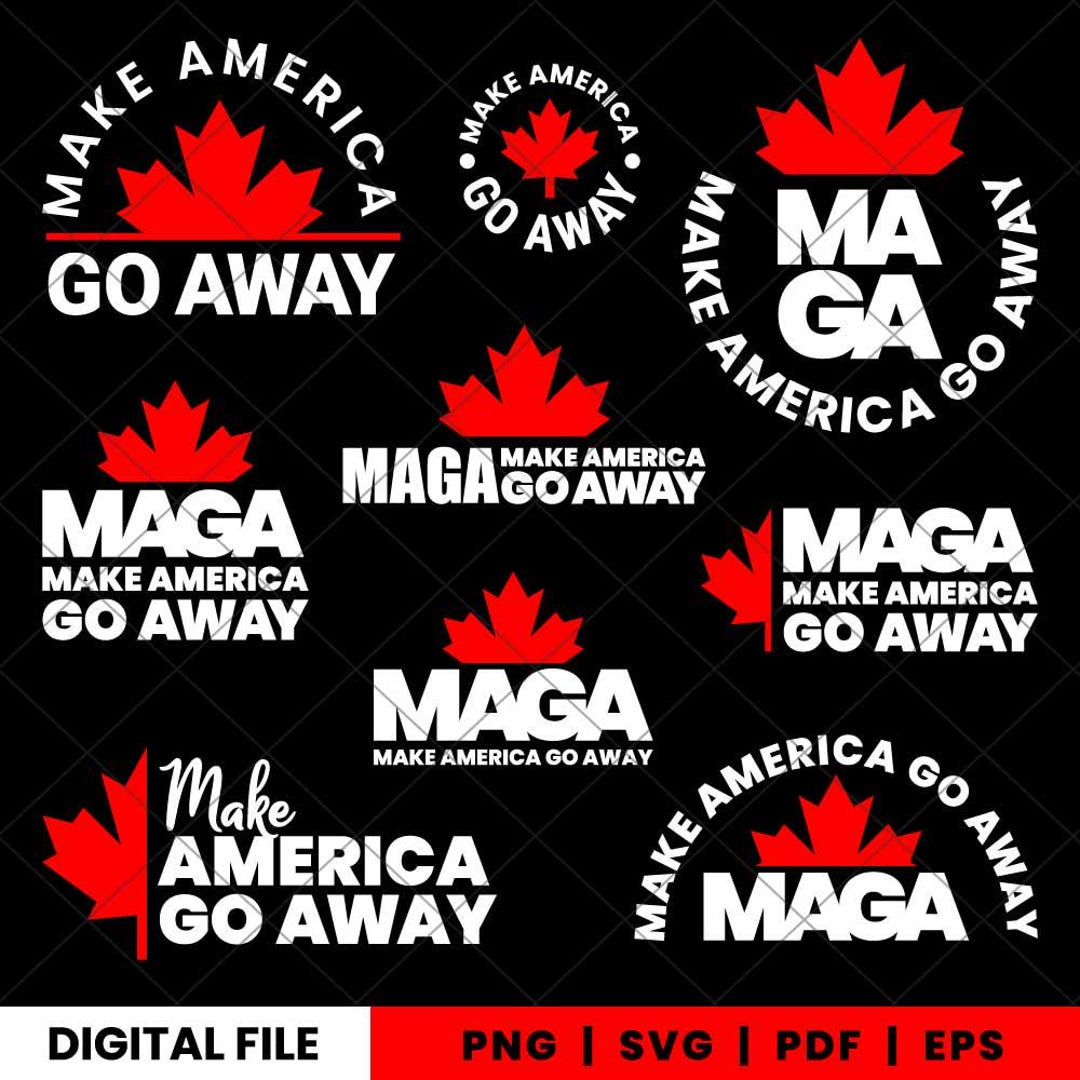 MAGA Svg, Make America Go Away Png Svg Bundle, Go Away America Png ...