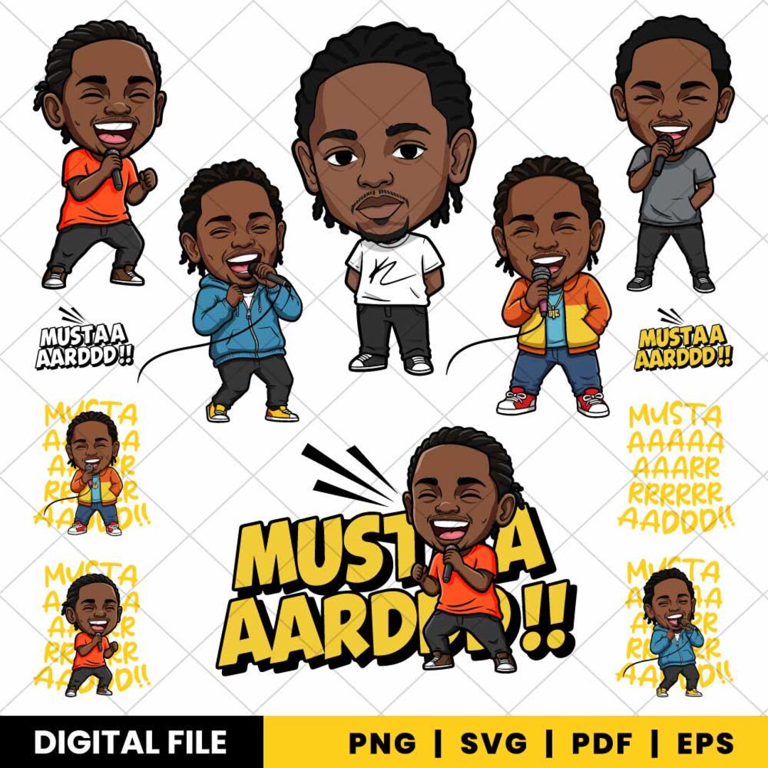 Kendrick Lamar Mustard PNG SVG, Tv off Lyrics T-shirt Design, GNX ...