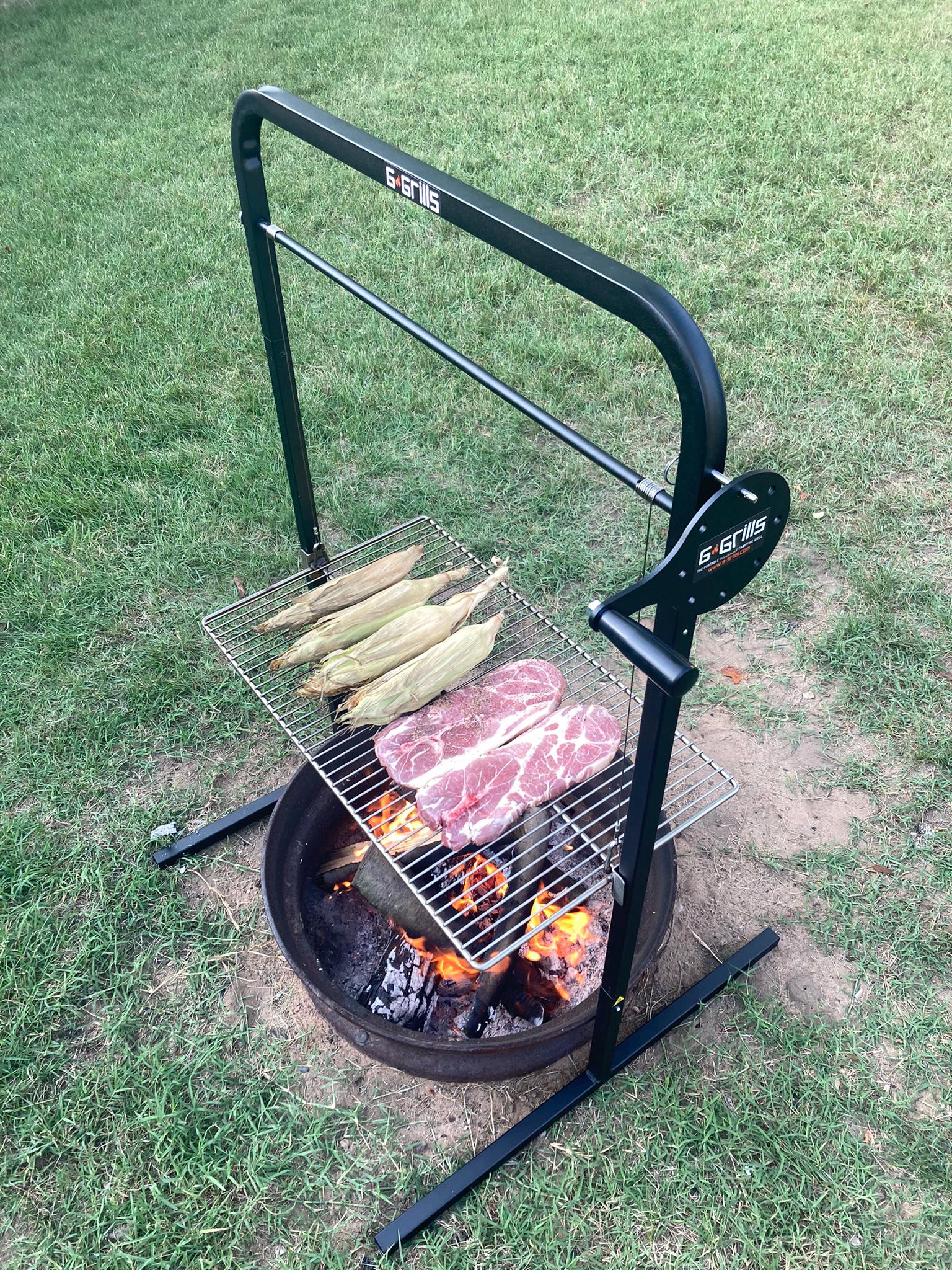 G-grills the Portable Adjustable Campfire Grill - Etsy