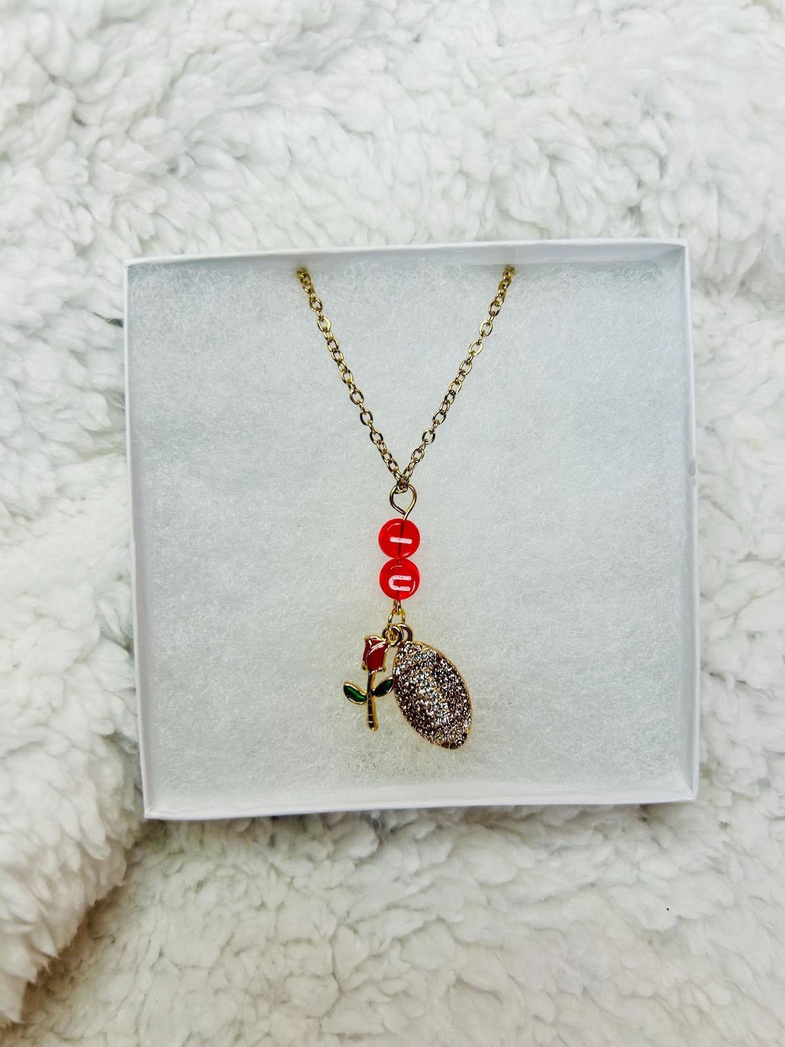 Indiana University Football Rose Bowl 2026 Champions Necklace - Etsy